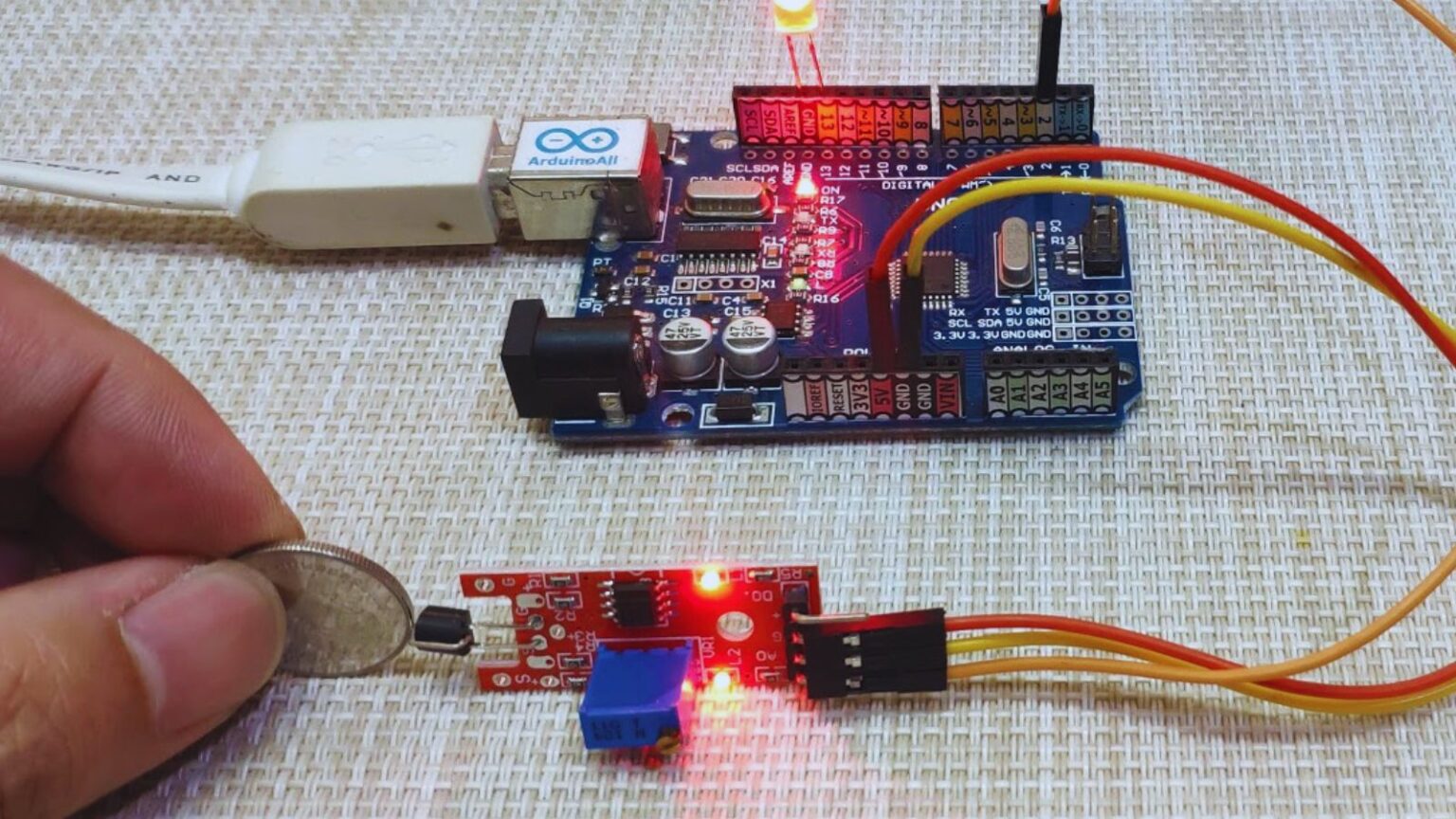 KY-036 Metal Touch Sensor Module - Arduino.LK