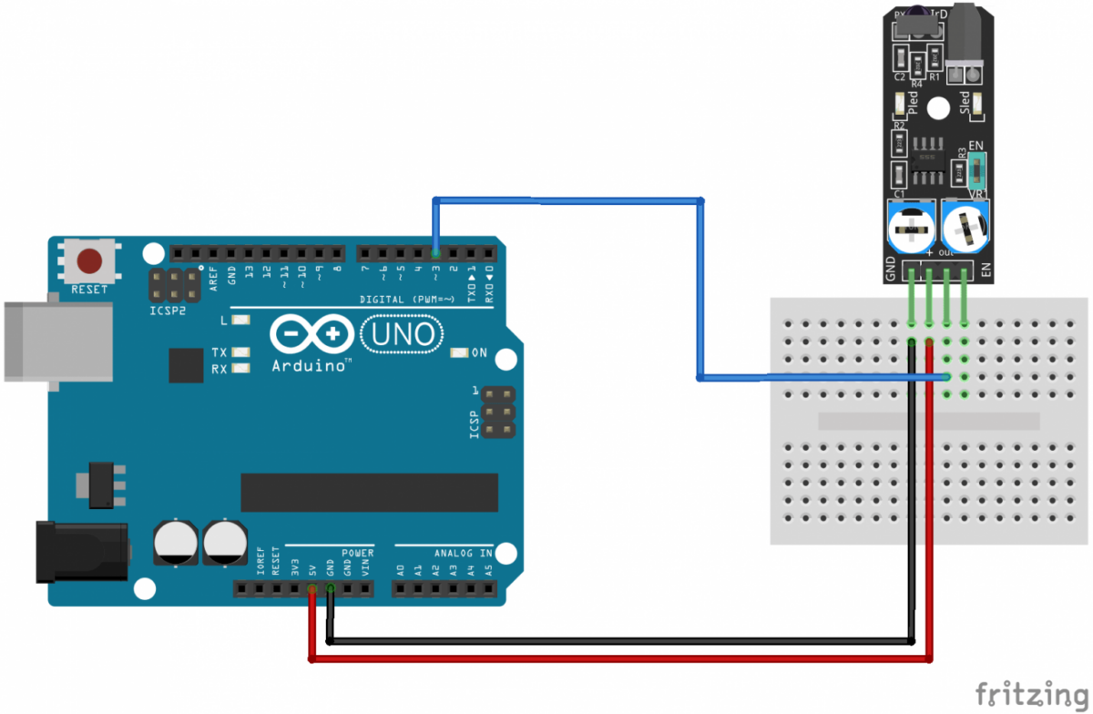 KY-032 Infrared Obstacle Avoidance Sensor Module - Arduino.LK