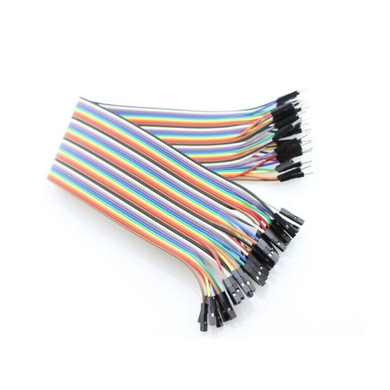Male to Female Jumper Cable x 40 (20cm) - Arduino.LK