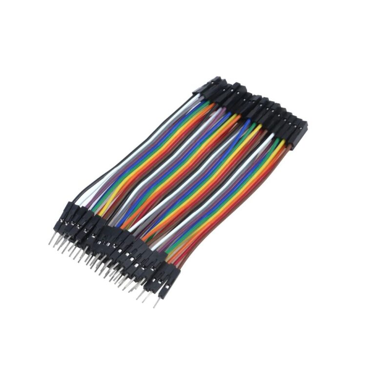 Male to Female Jumper Cable x 40 (10cm) - Arduino.LK