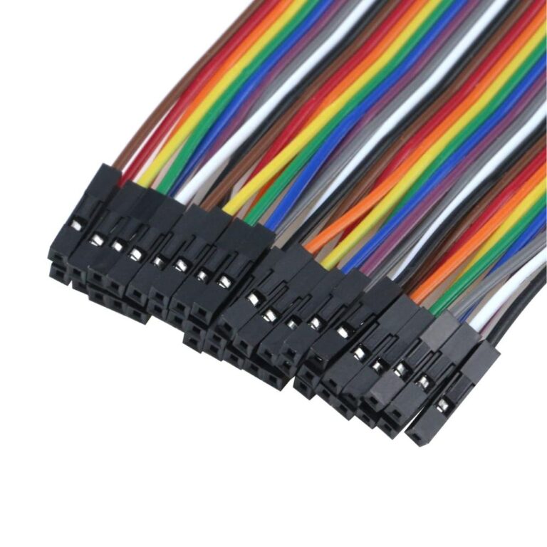 Male to Female Jumper Cable x 40 (10cm) - Arduino.LK