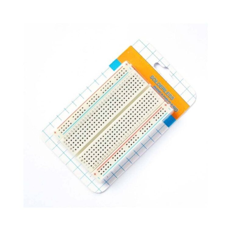400 Tie Point Interlocking Solderless Mini Breadboard - Arduino.LK